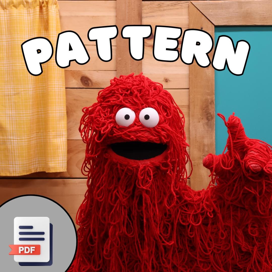 Sack Puppet Pattern + Build Guide - PDF Digital Download - Etsy