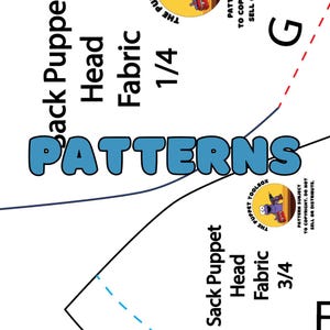 Sack Puppet Pattern + Build Guide - PDF Digital Download - Etsy