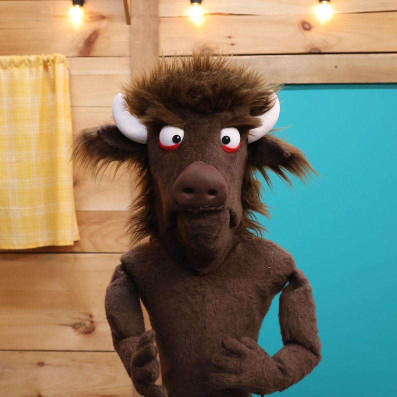 Bison Puppet Pattern - PDF Digital Download - Buffalo, Cattle - Etsy