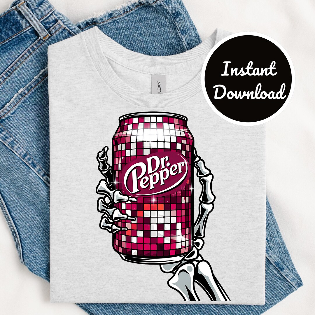 Disco Cherry Soda PNG - Sparkly Dr. Pepper Design for T-shirt - Pop PNG ...