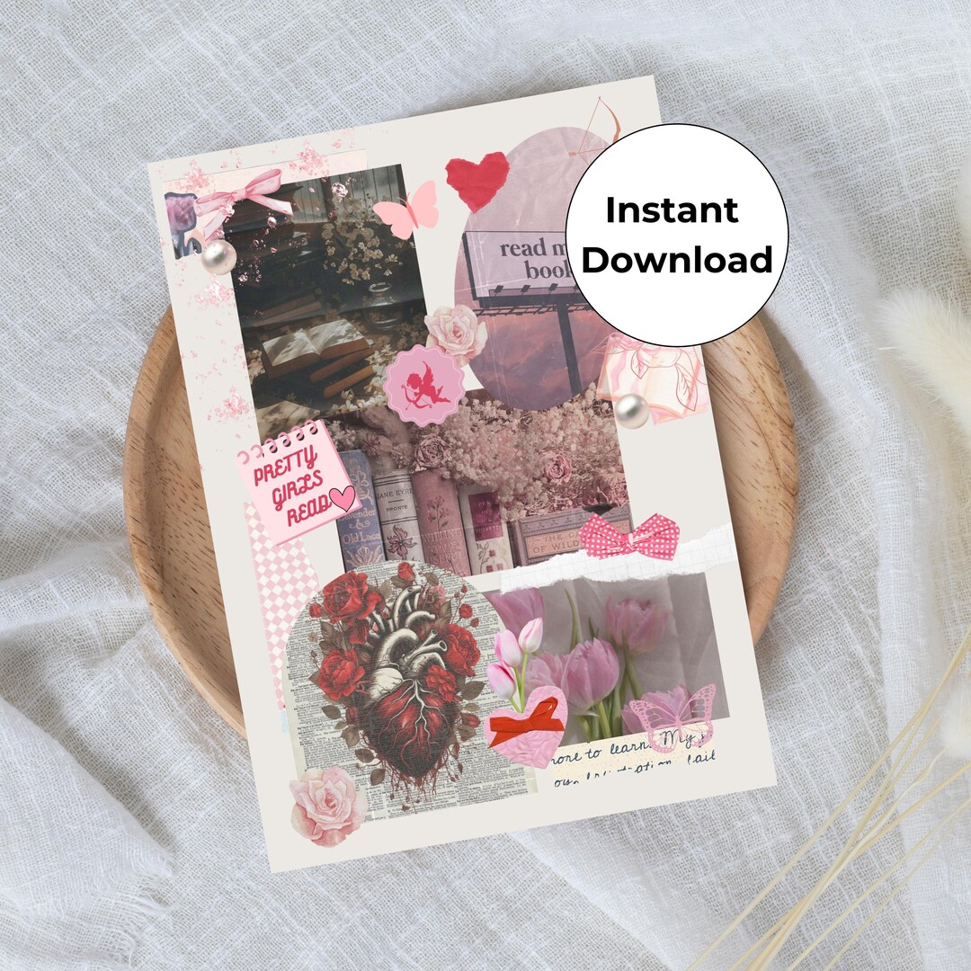 Printable Coquette Kindle Insert PNG Printable Kindle Insert ...