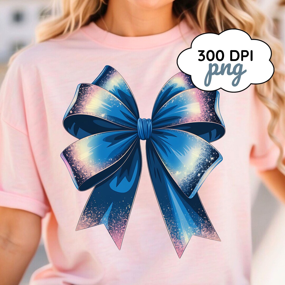 Splatter Paint Bow PNG Downloadable Bow Design for Shirts Retro Bow PNG ...