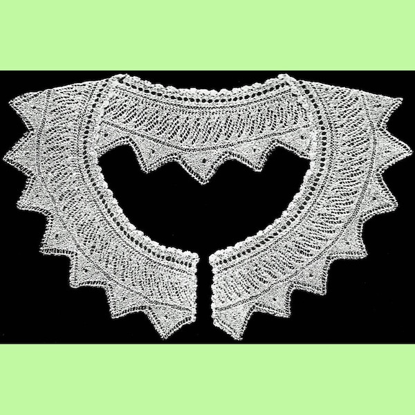 Lace Collar Pattern - Etsy