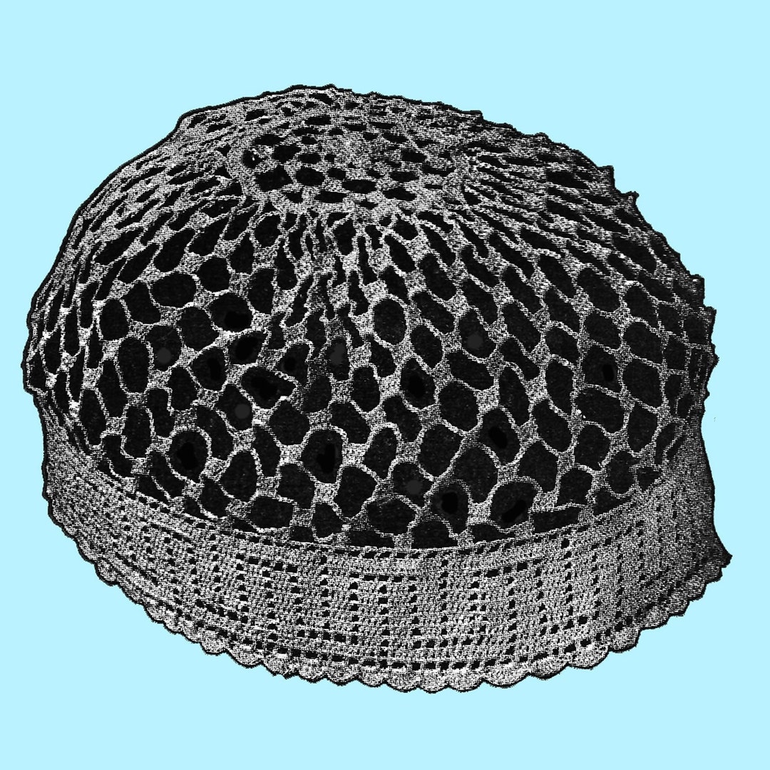 1917 Crochet Beanie Pattern: Vintage Auto Cap (digital Pattern) - Etsy