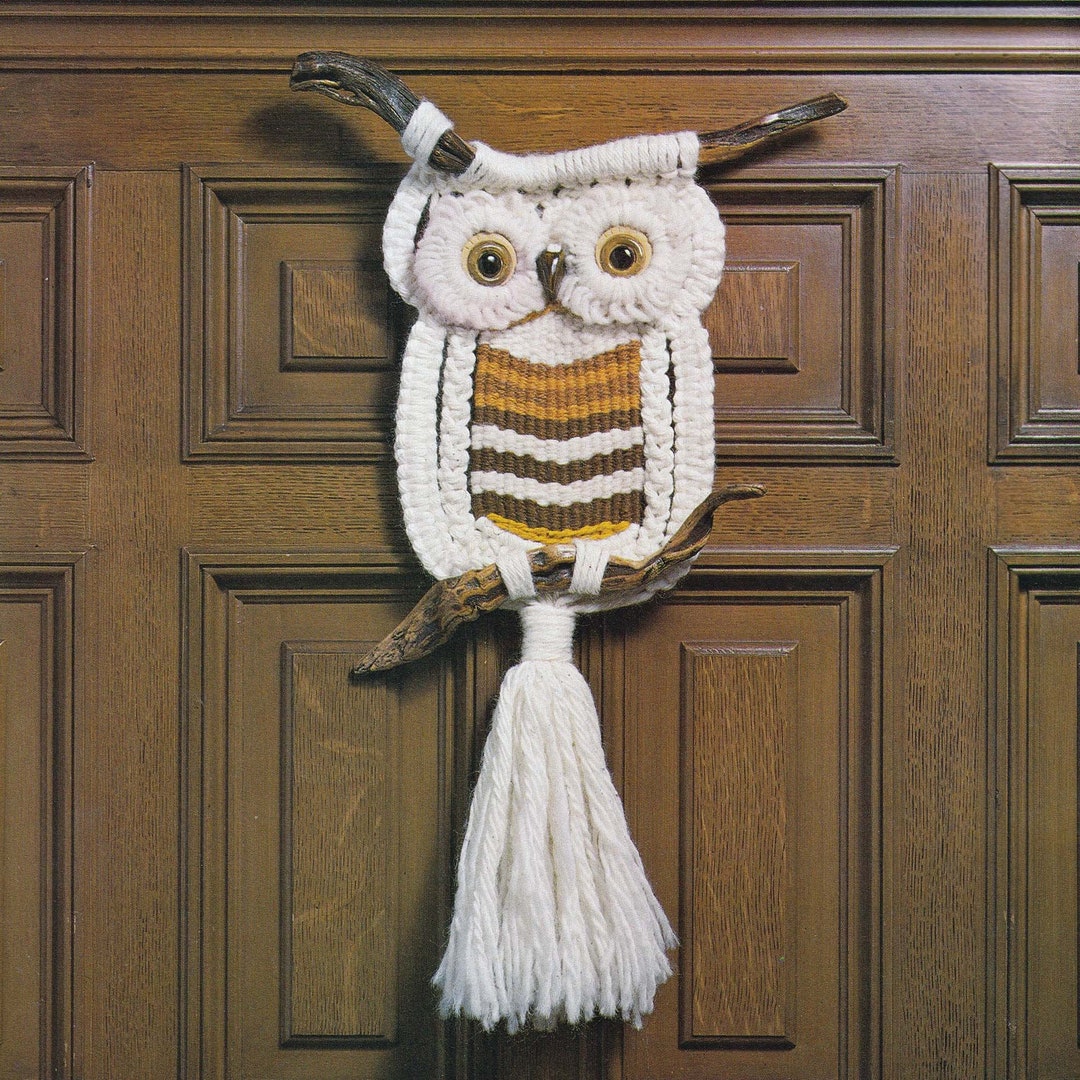 Macrame owl store