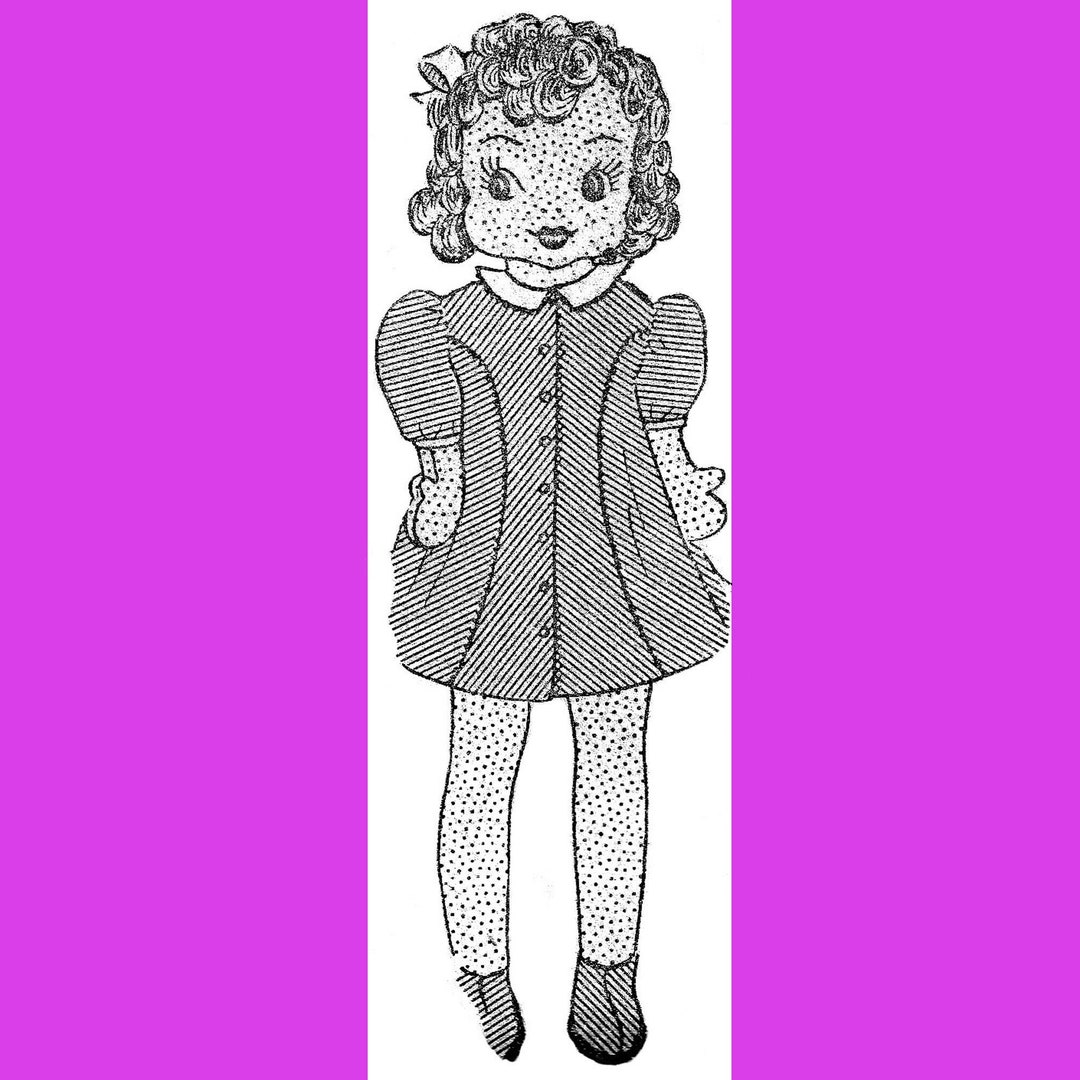 Vintage Cloth Doll Sewing Pattern, Jointed Limbs (digital Pattern) - Etsy
