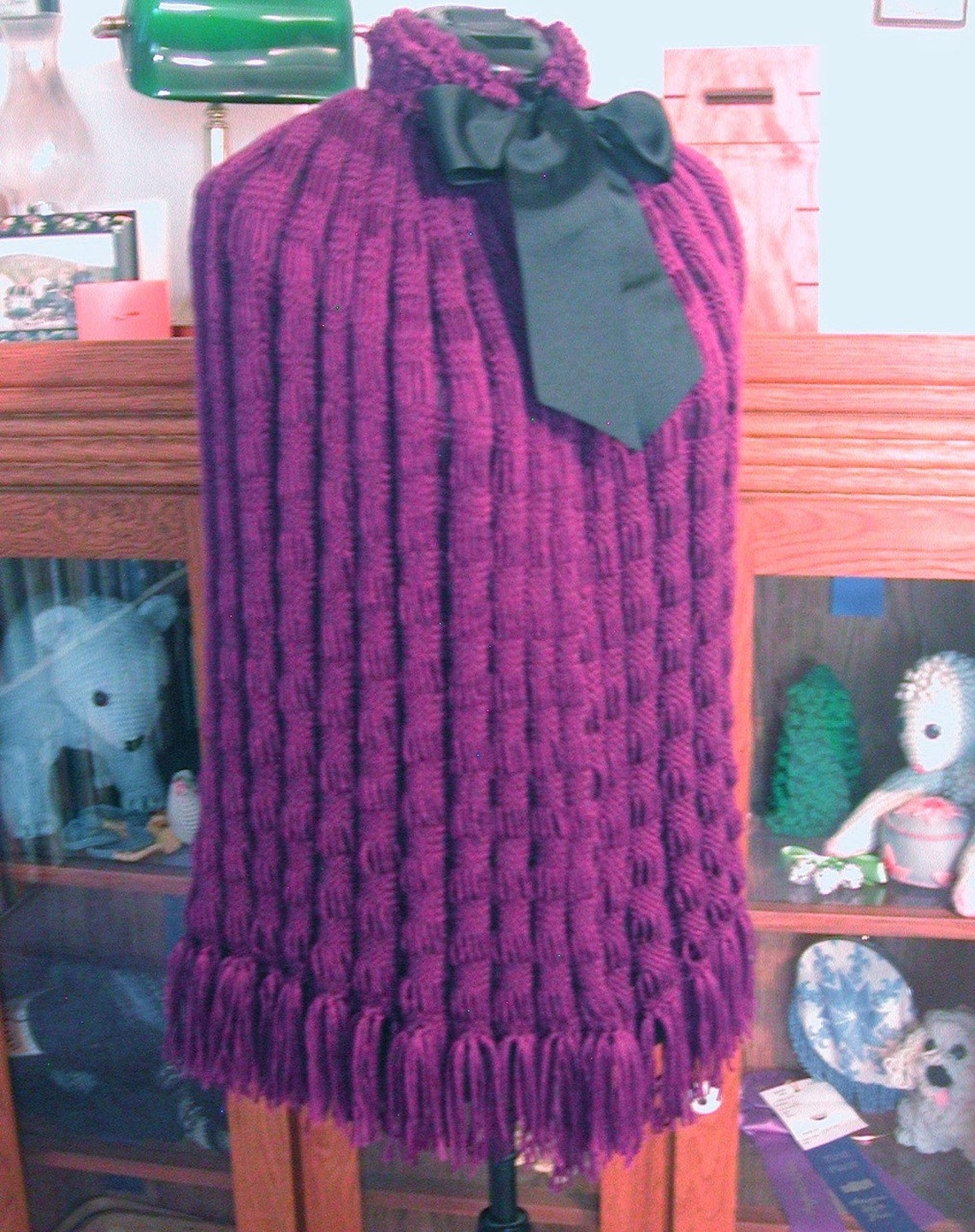 1910 Knit Cape or Shoulder Wrap Pattern, Digital Knitting Pattern - Etsy