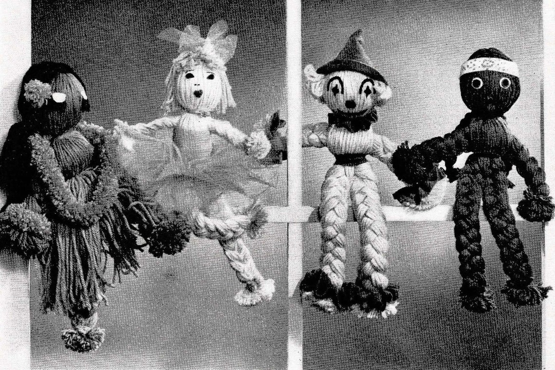1950s Doodle Dolls, Star Doll Book No 144, Digital Craft Booklet - Etsy
