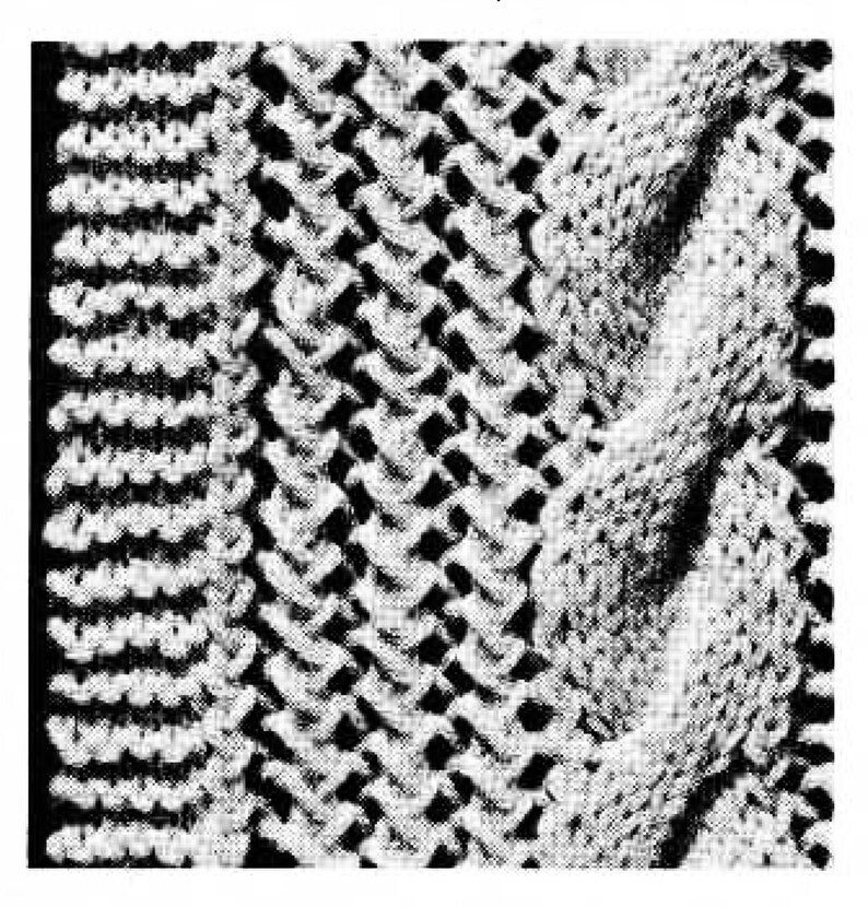 1970s Ship Ahoy Knit Afghan Pattern Digital Knitting Pattern | Etsy