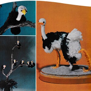 Pom Pom Animal Patterns: Vintage Craft Booklet (PDF Pattern) - Etsy