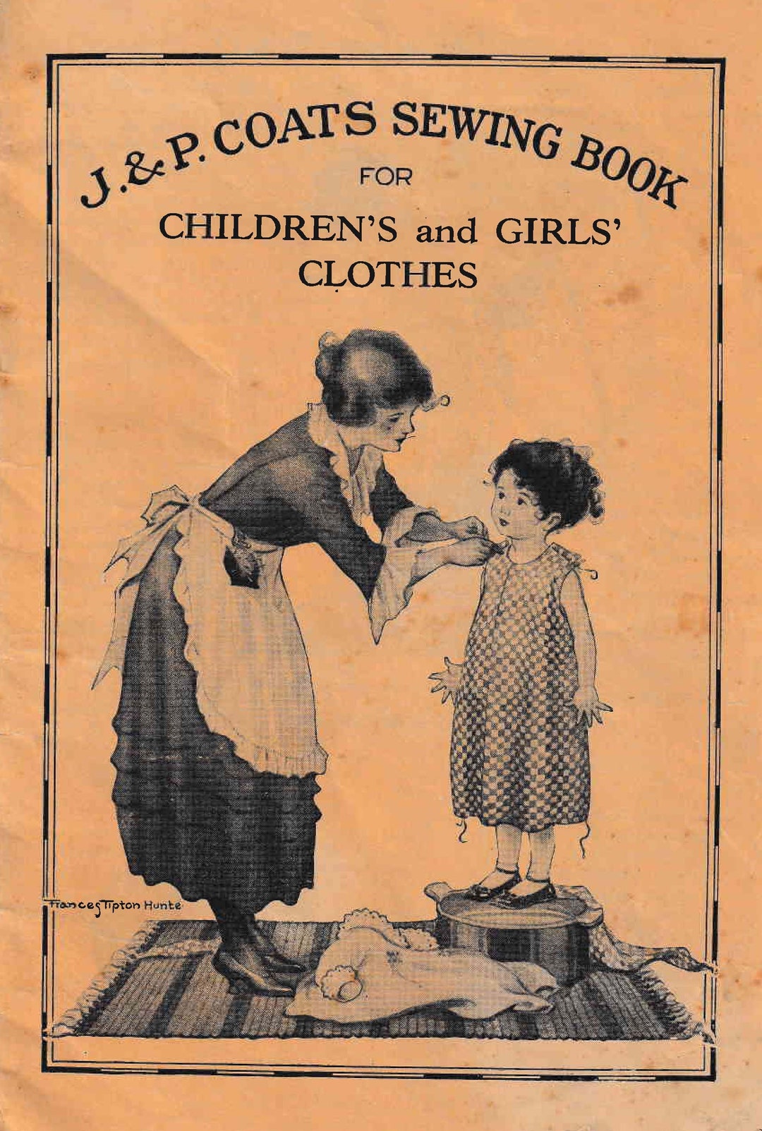 1921 J&P Coats Sewing Book for Children's and Girls' Clothes, Digital ...