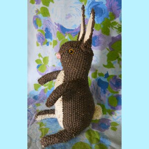 1940s Toy Rabbit Knitting Pattern: Vintage Bunny (digital Pattern) - Etsy
