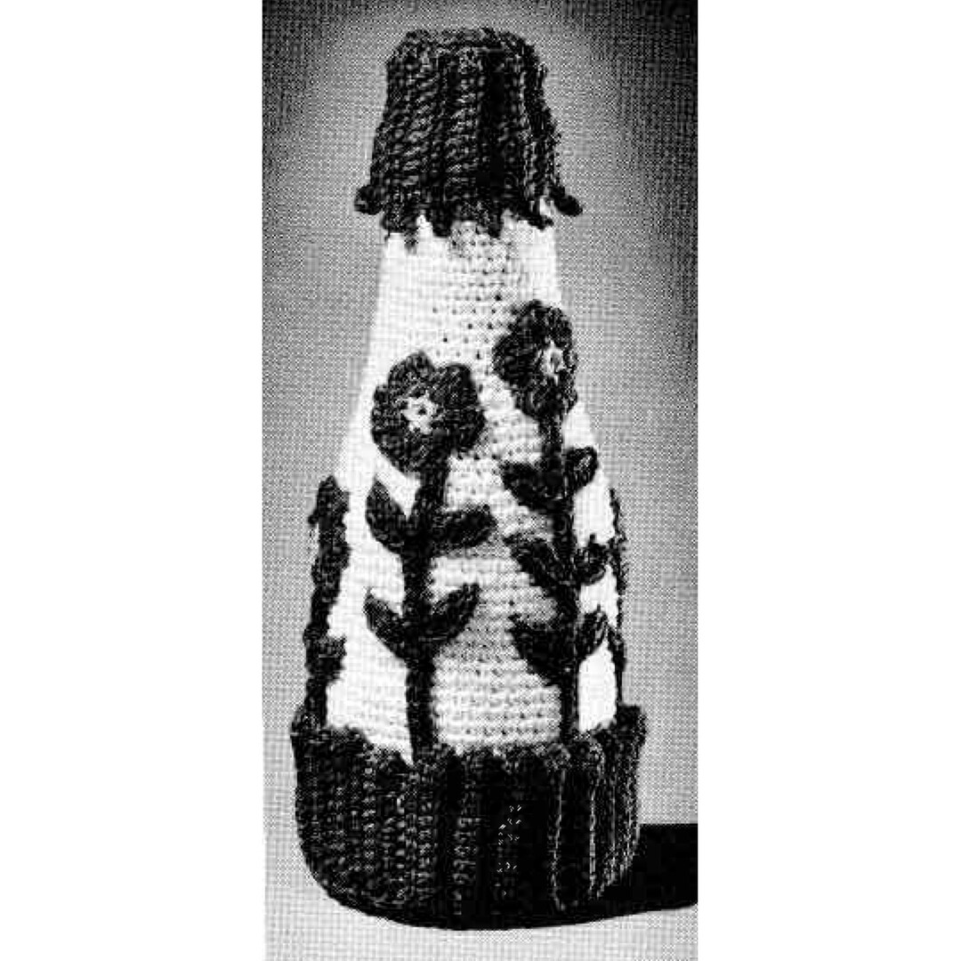 1960s Ketchup Bottle Cover Crochet Pattern, Digital Crochet Pattern - Etsy