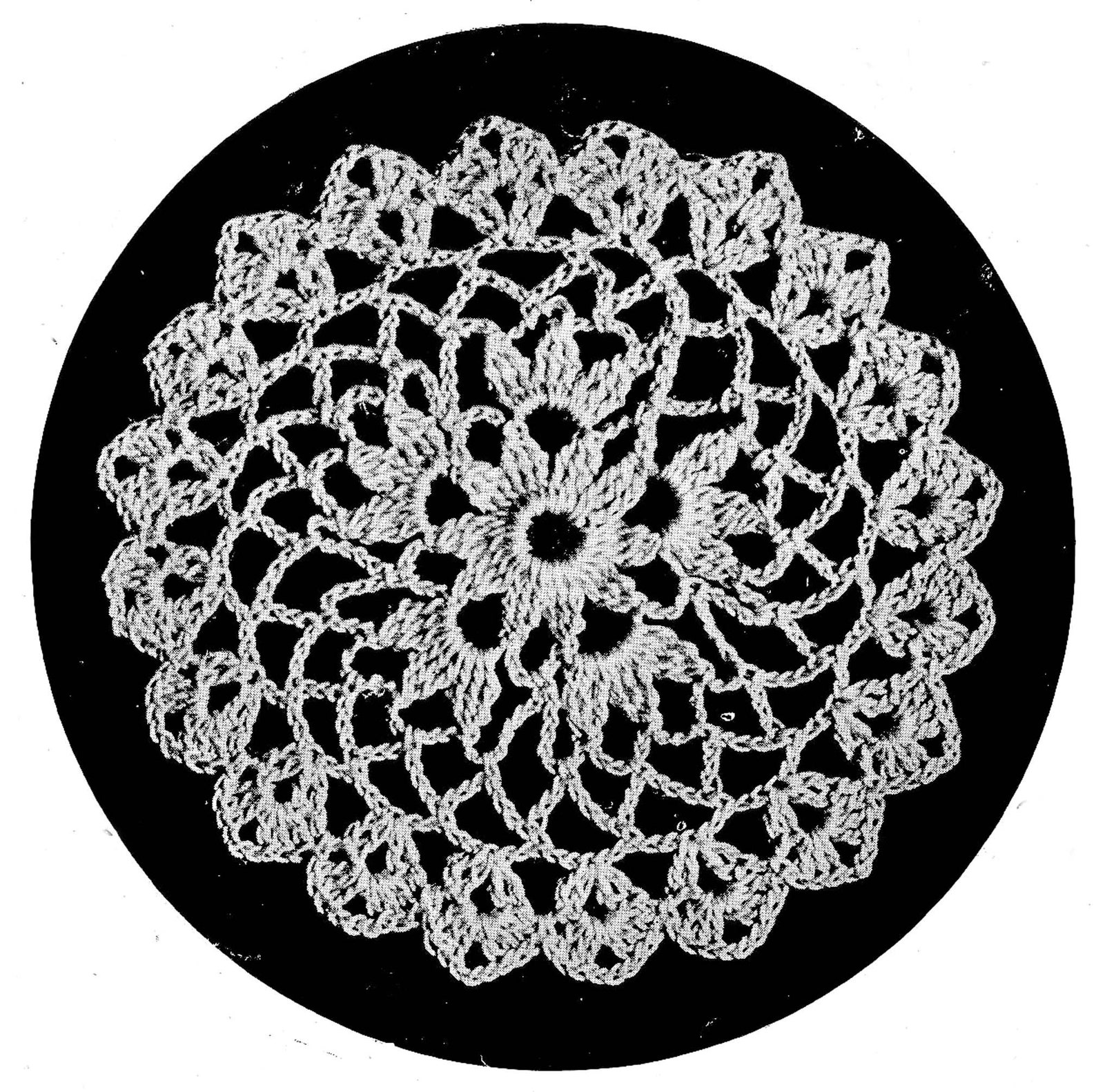 Spinning Wheel Crochet Motif Pattern Digital Crochet Pattern - Etsy