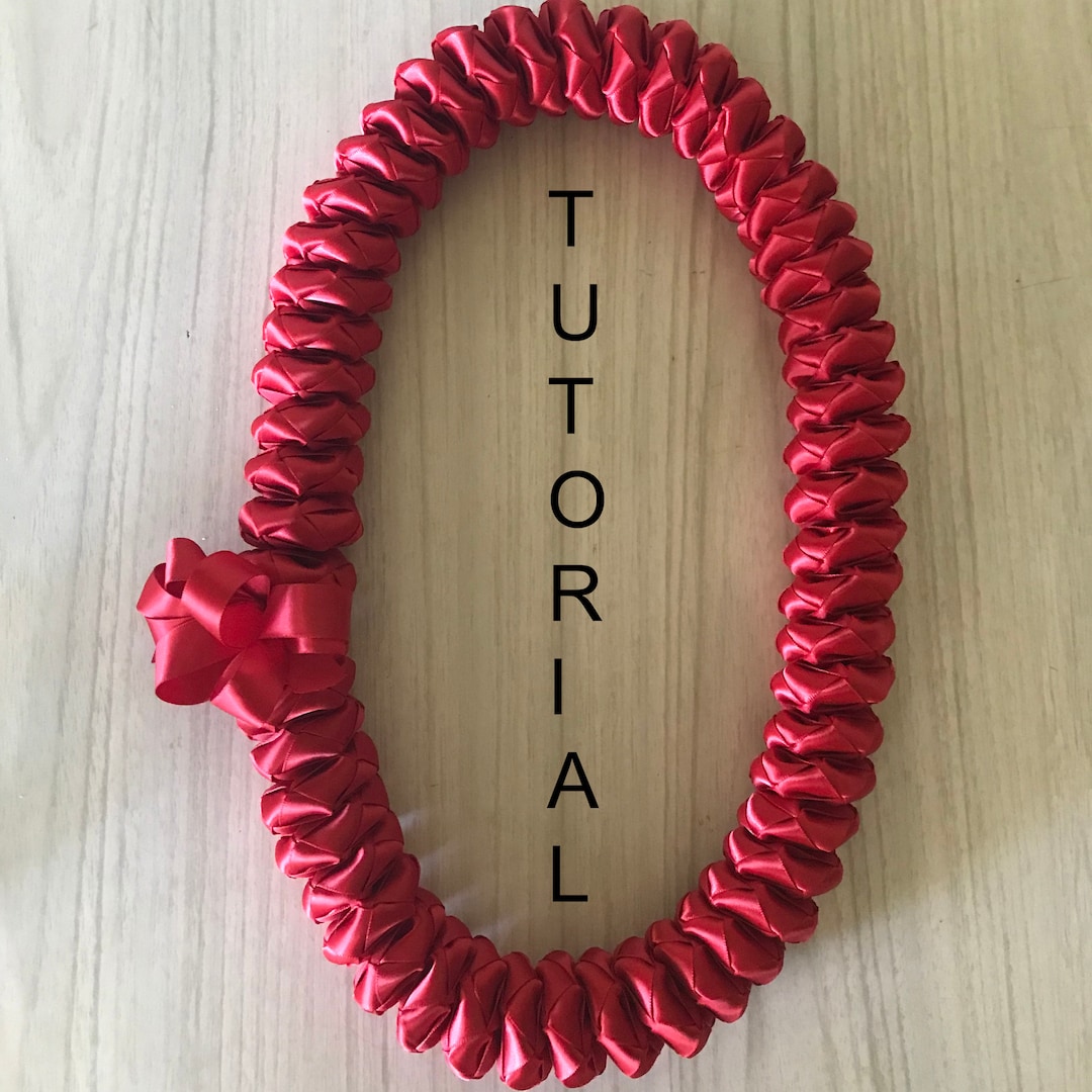 Shampoo Ginger Ribbon Lei Tutorial, Digital Craft Tutorial - Etsy