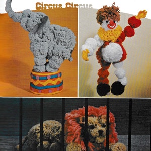 Pom Pom Animal Patterns: Vintage Craft Booklet (PDF Pattern) - Etsy