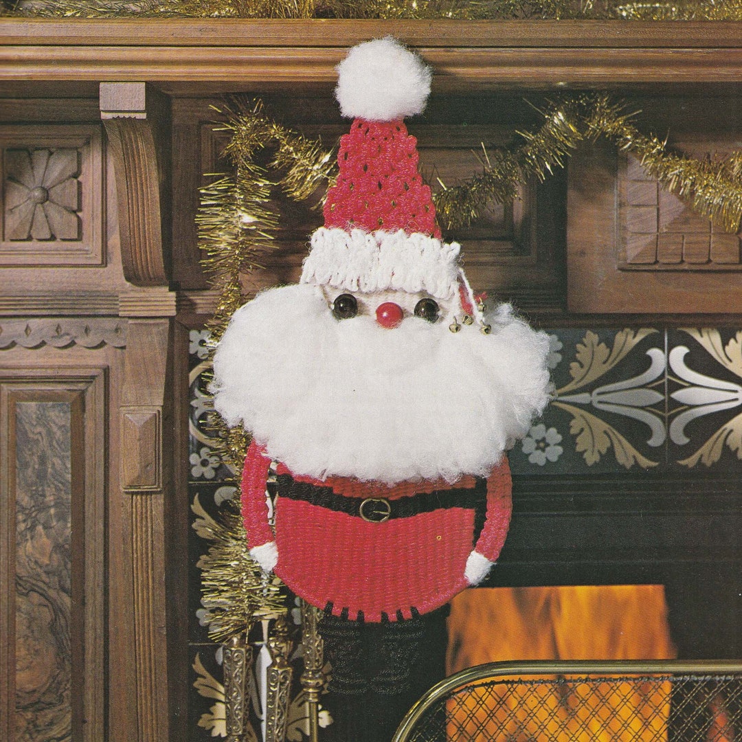Vintage Macrame Santa Pattern, Digital Macrame Pattern - Etsy