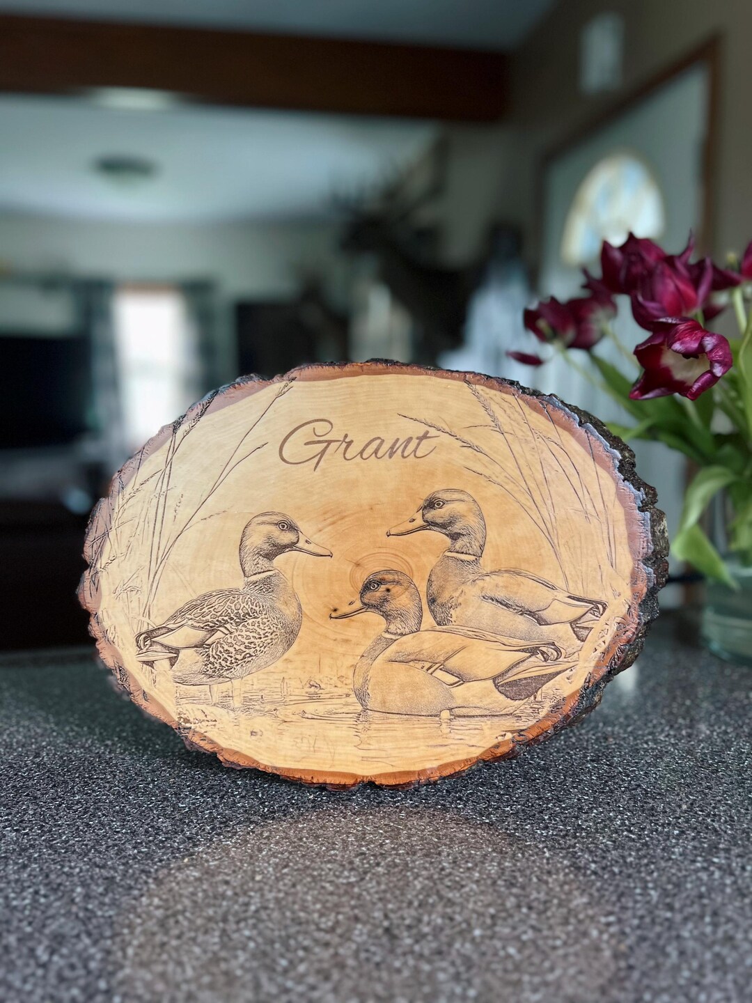 Custom Engraved Wood, Wood Sign, Retirement Gift, Memorial Gift, Pet ...
