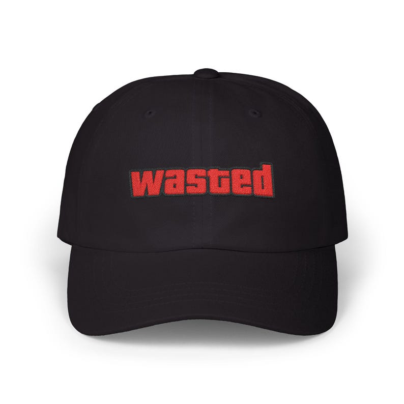 Embroidered Wasted GTA V Dad Cap, GTA San Andreas, Busted, Wanted ...