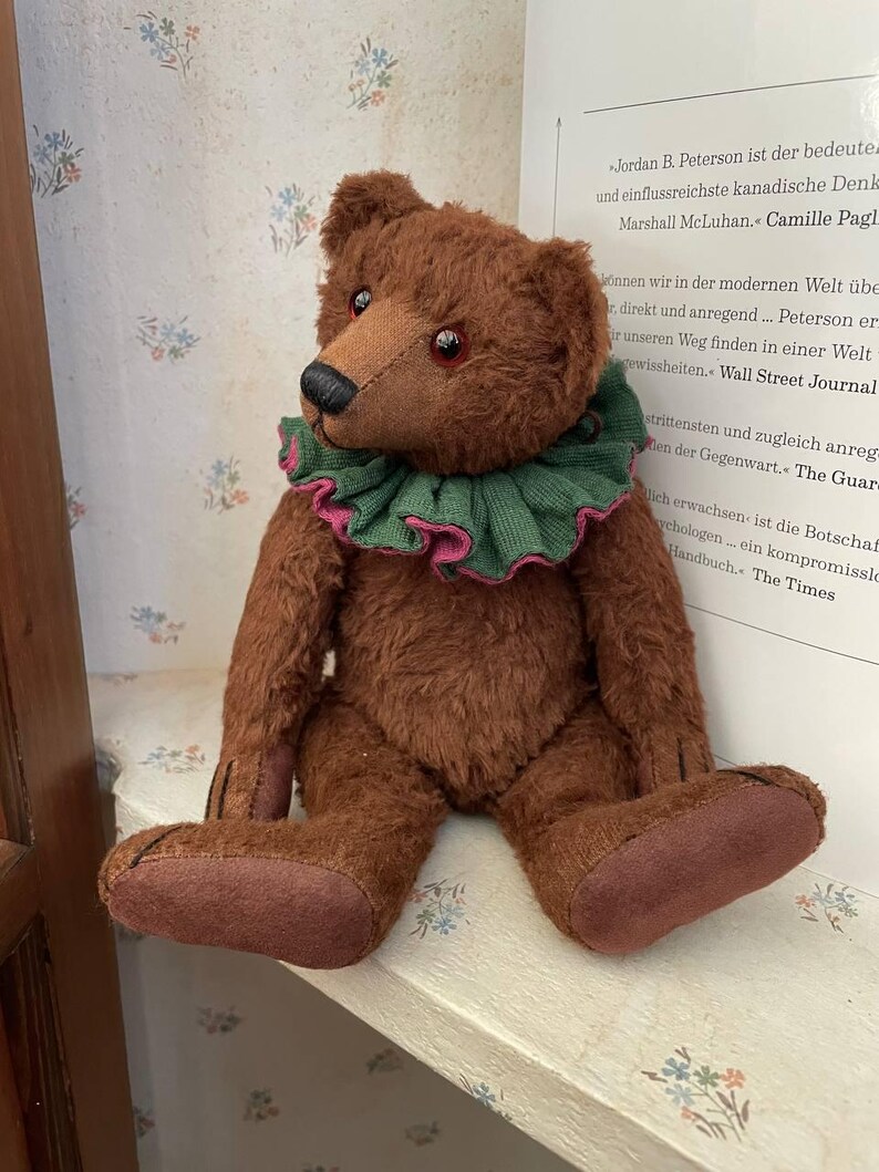 Classic Teddy Bear – Handmade Plush Toy, Vintage Stuffed Animal, Gift ...