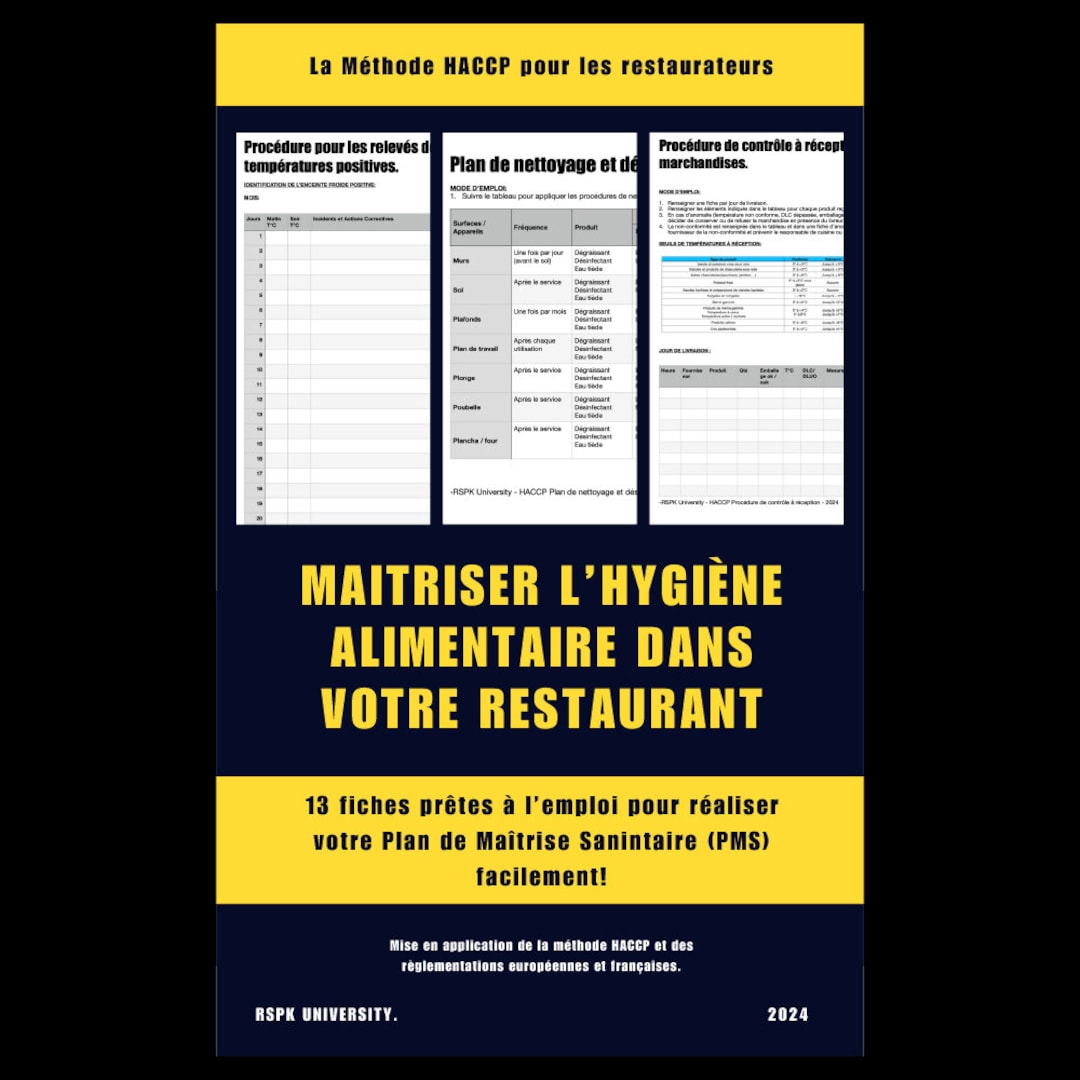 13 Ready-to-use HACCP Sheets to Implement Your Restaurant's Health ...