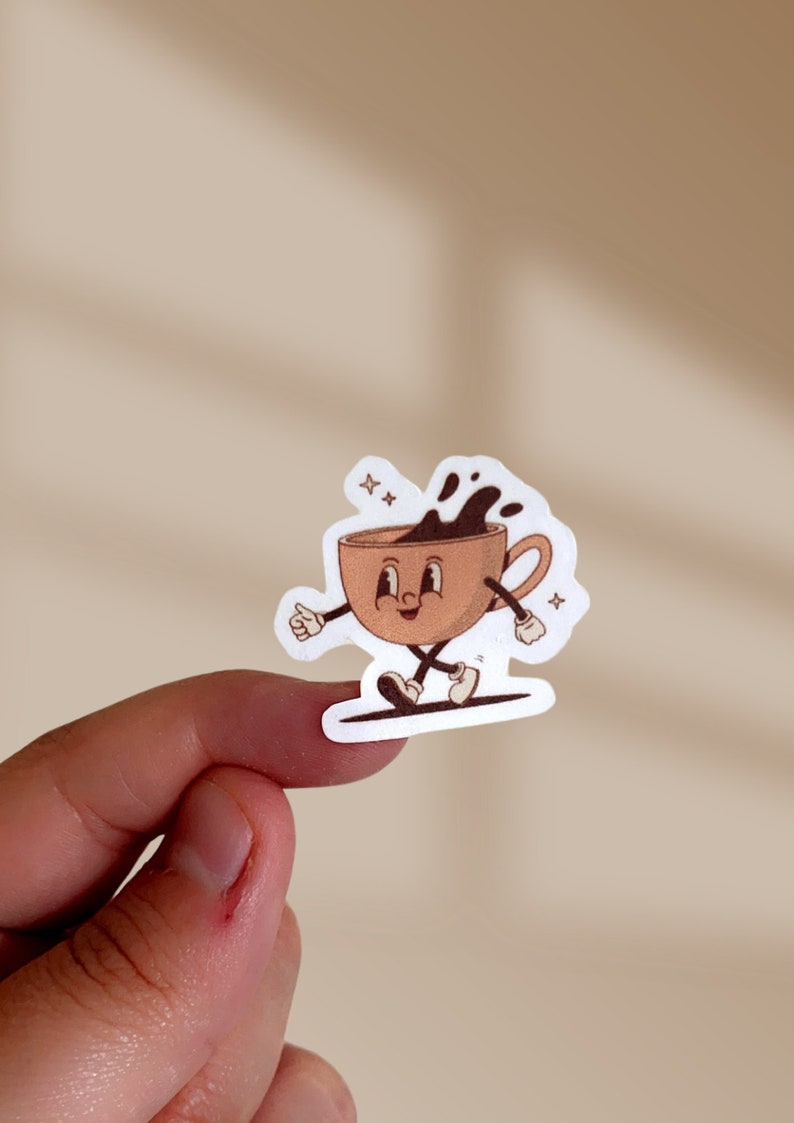Coffee Themed Sticker Sheet, Coffee Stickers, Coffee Lover, Sticker ...