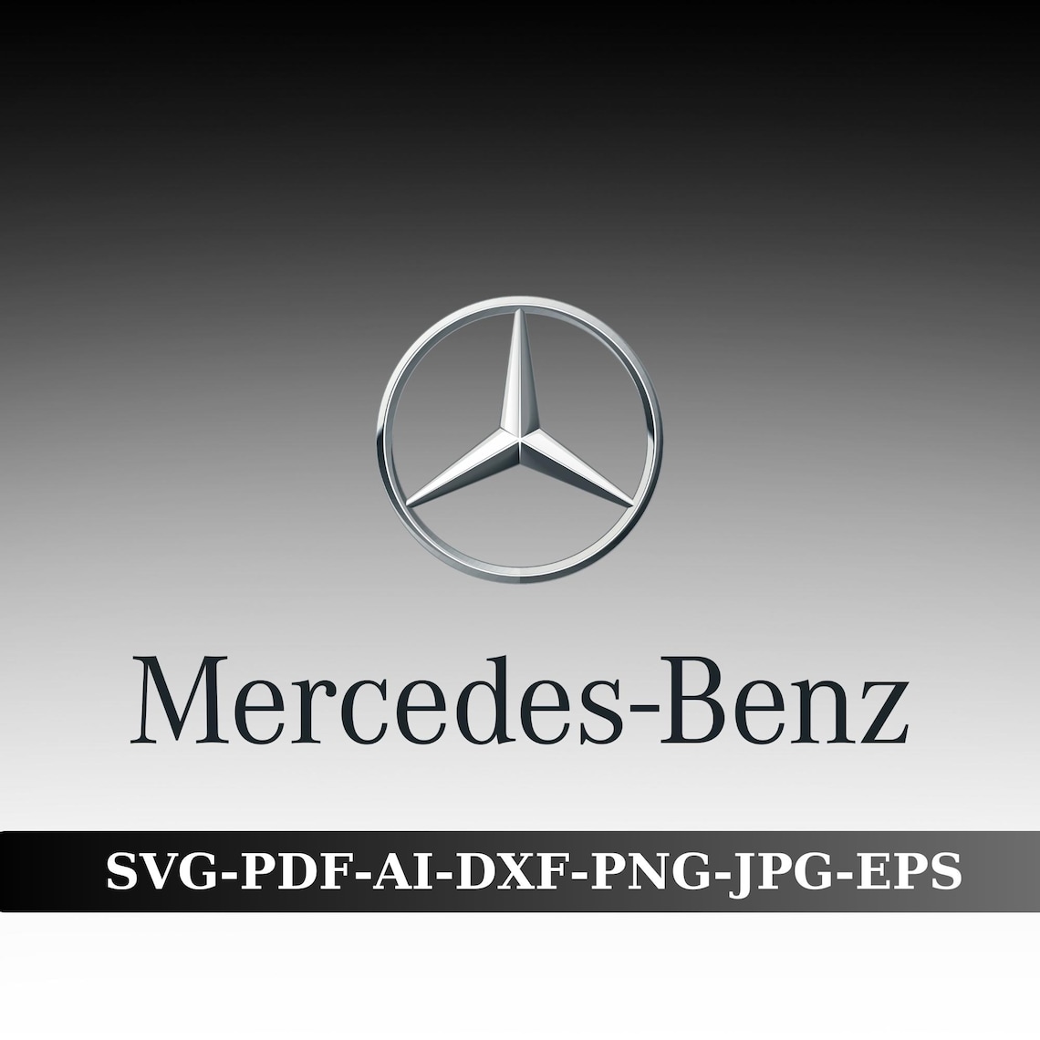 Mercedes Benz Svg Logo- Amg- Svg Download File- Vector File - Etsy