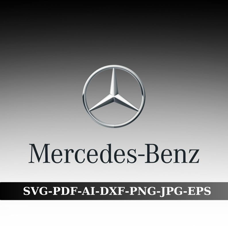 Mercedes Benz Svg Logo- Amg- Svg Download File- Vector File - Etsy