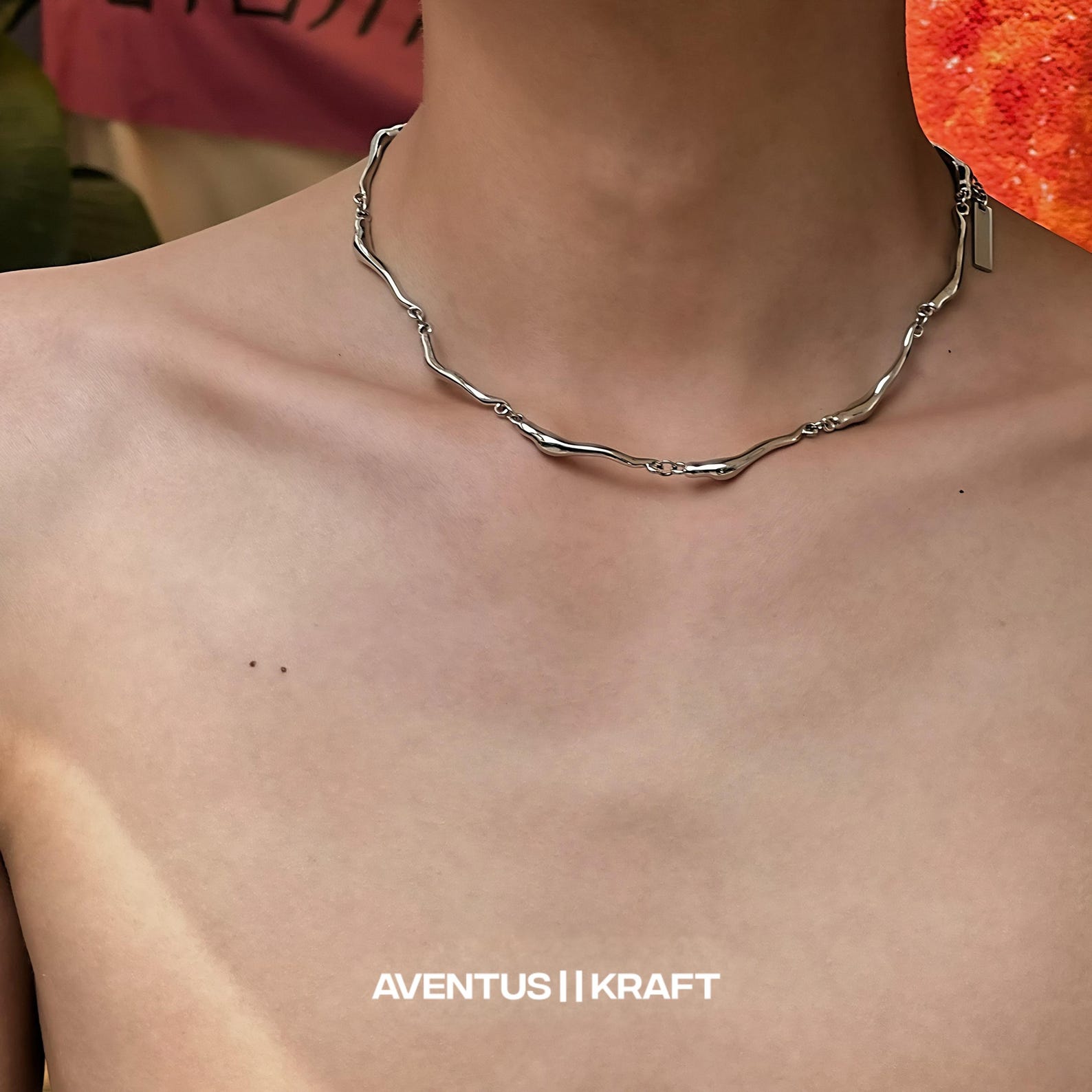 Liquid Chain Fluid Minimalistic Jewelry | Aesthetic Gothic Adjustable ...