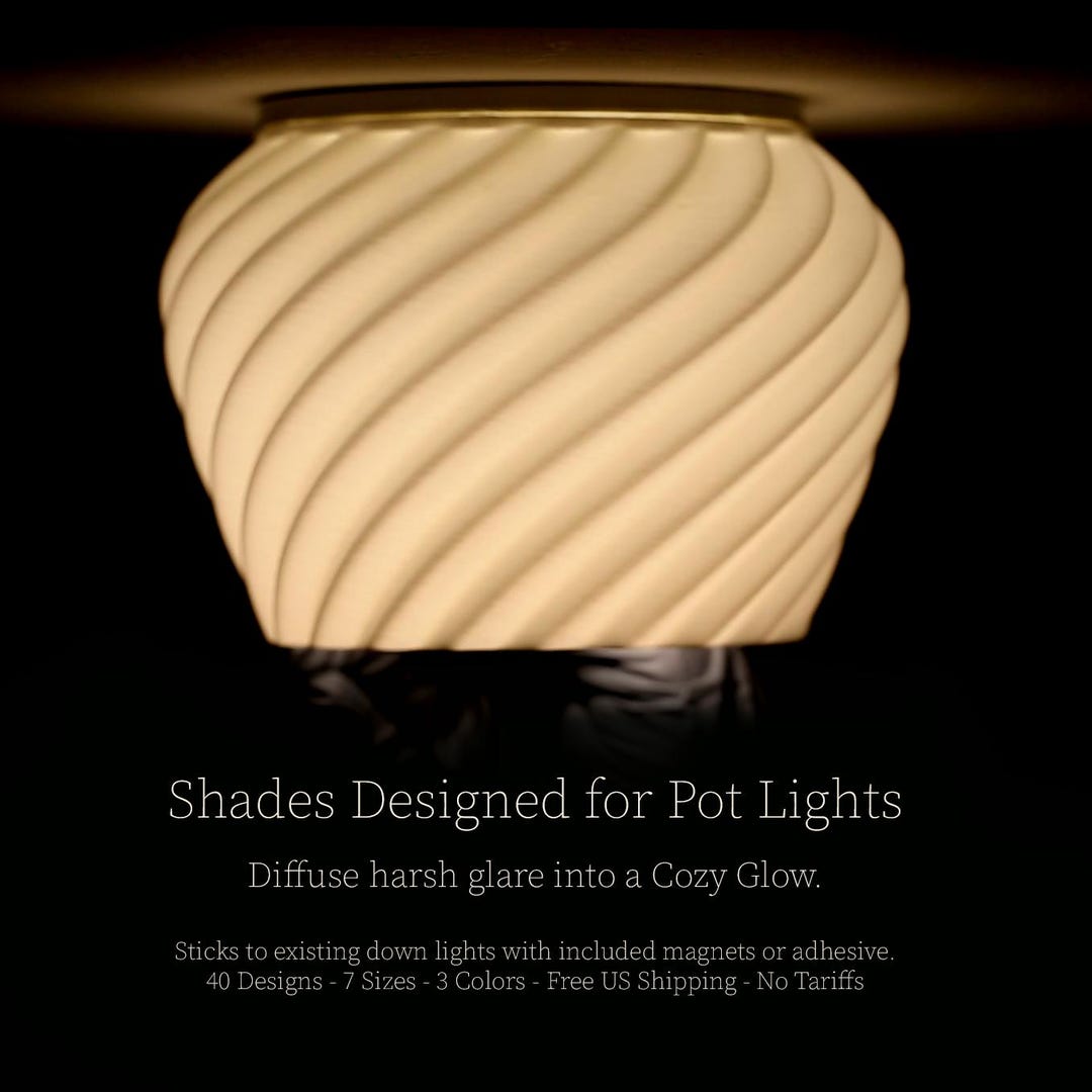 Down Light Glare Shade - Daffodrill - Removable, Recessed Lighting ...