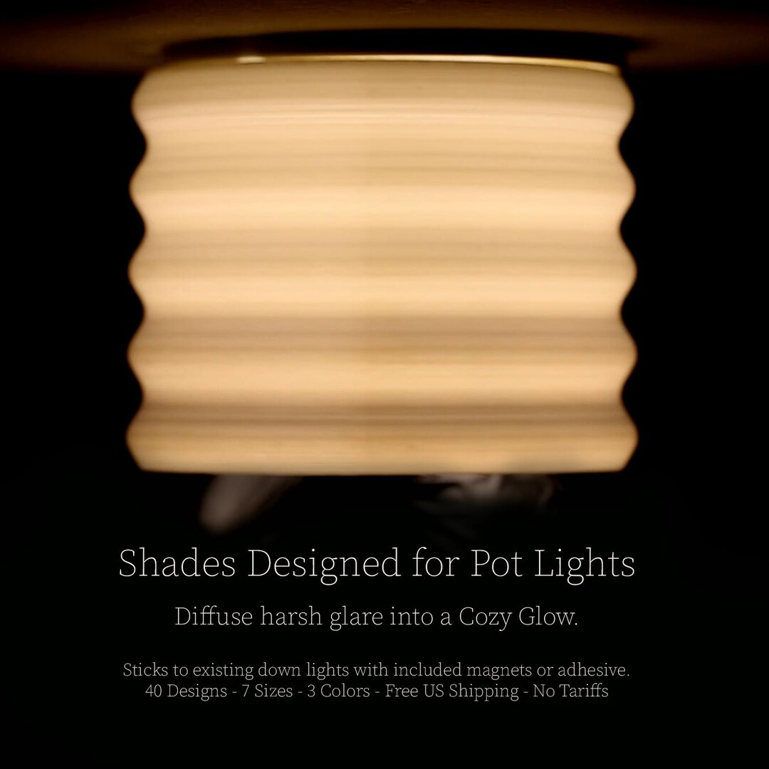 Pot Light Shade: Glare Reduction for Recessed Lighting - Burkband - Etsy