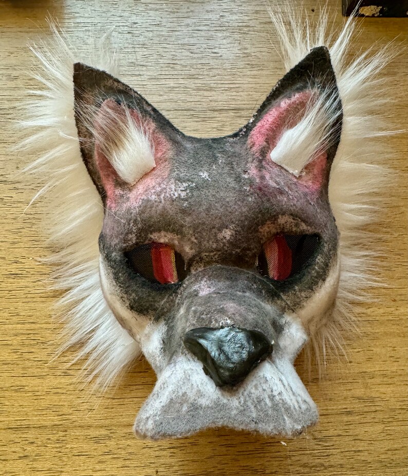 Therian/furry Wolf Mask - Etsy