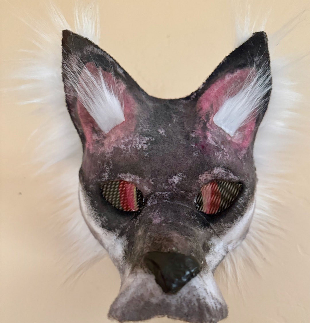 Therian/furry Wolf Mask - Etsy