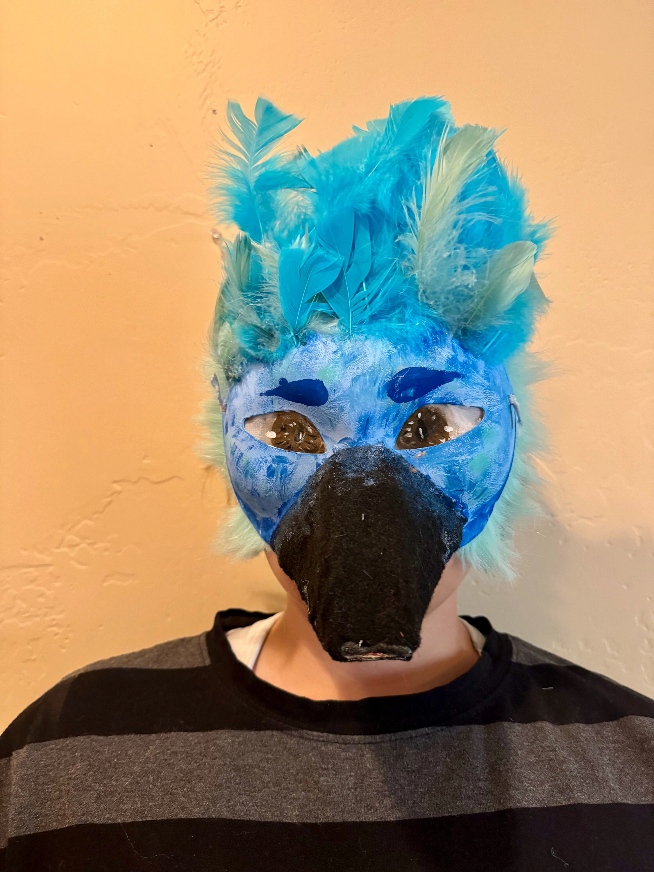 Therian/furry Spix's Macaw Mask - Etsy