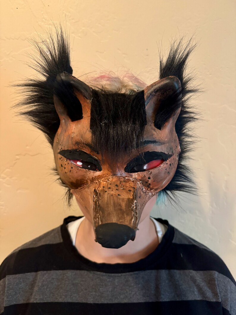 Therian/furry Cross Fox Mask - Etsy