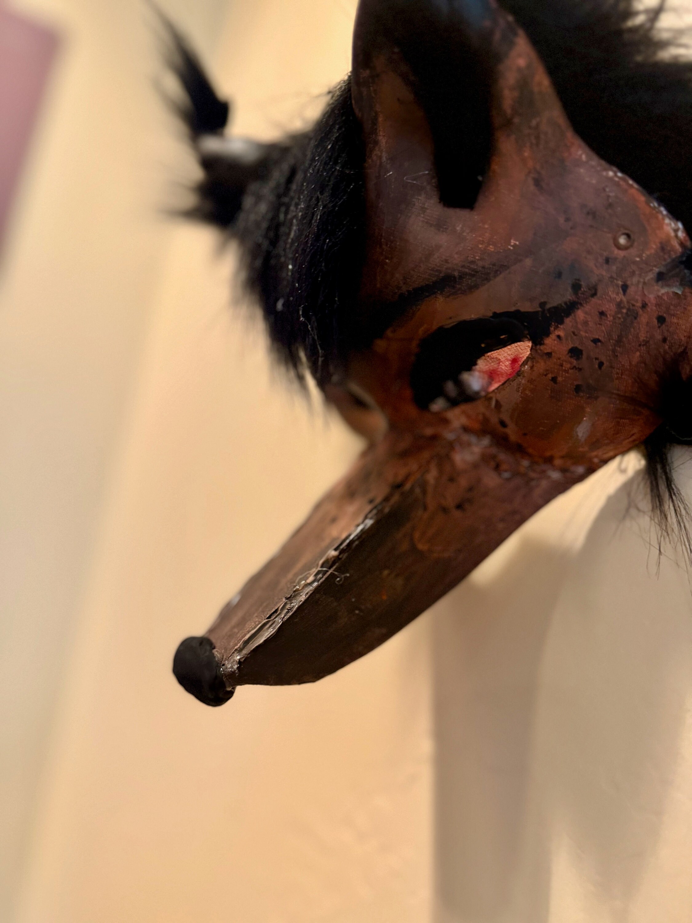 Therian/furry Cross Fox Mask - Etsy