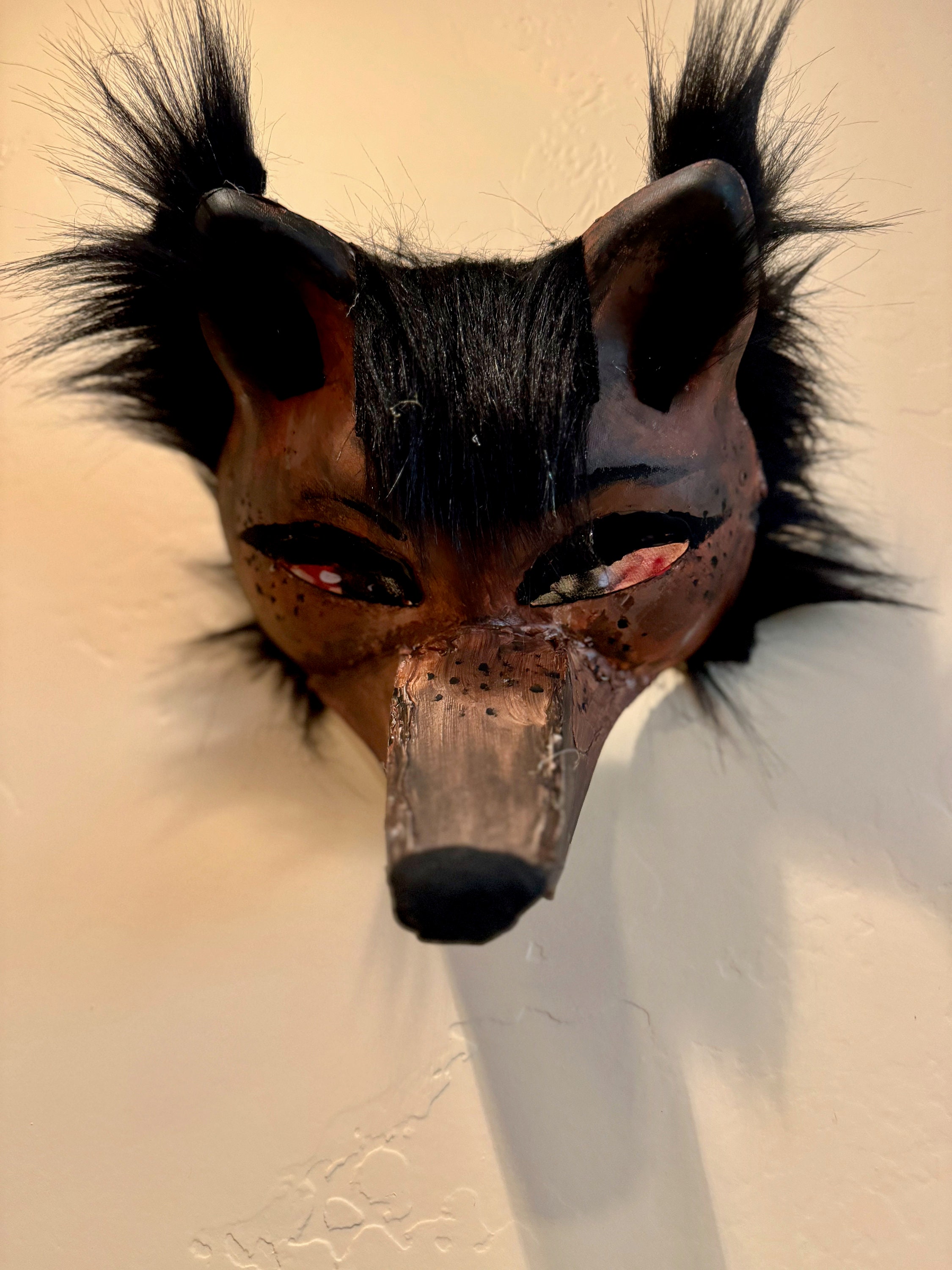 Therian/furry Cross Fox Mask - Etsy