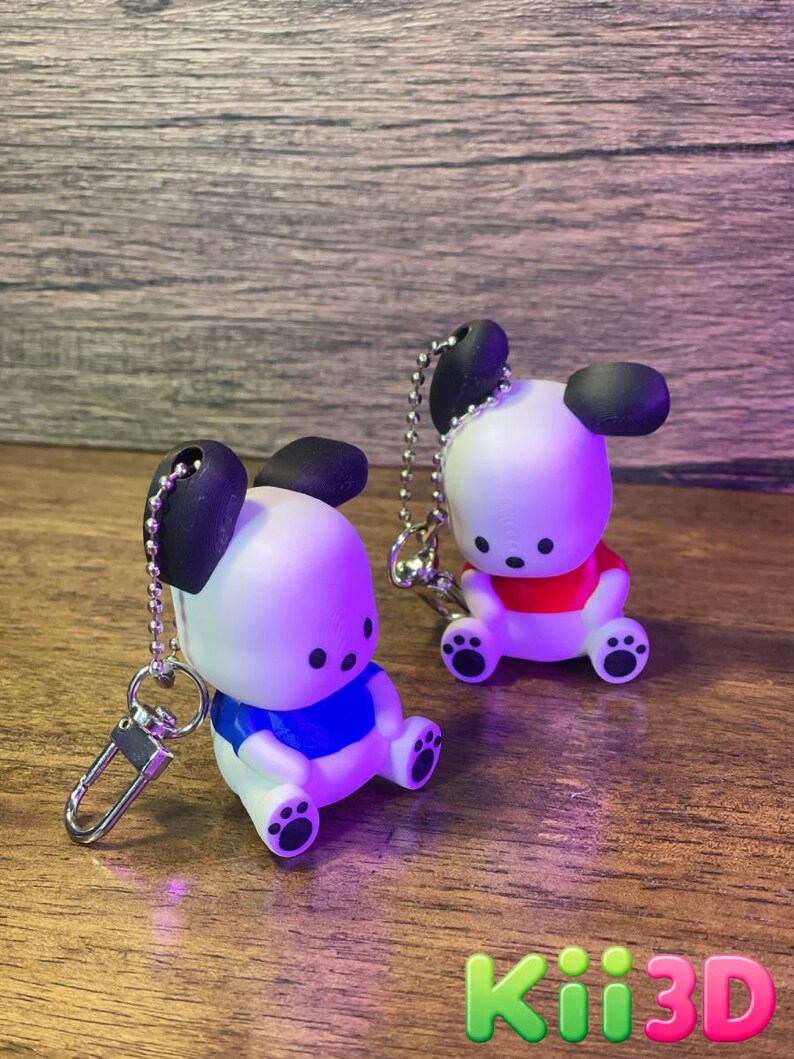 Mochidog - Adorable Dog Keychain 3D Model (STL/3MF Files) by Kii3d - Etsy