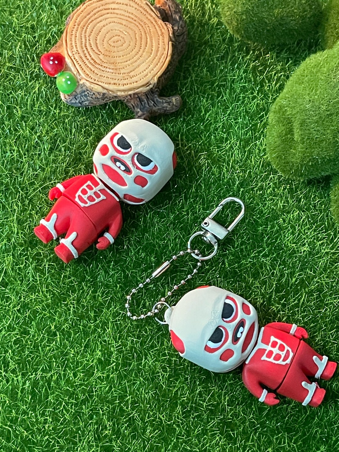 Mini Colossal Titan Style Keychain | 3D Printable STL/3MF File - Etsy