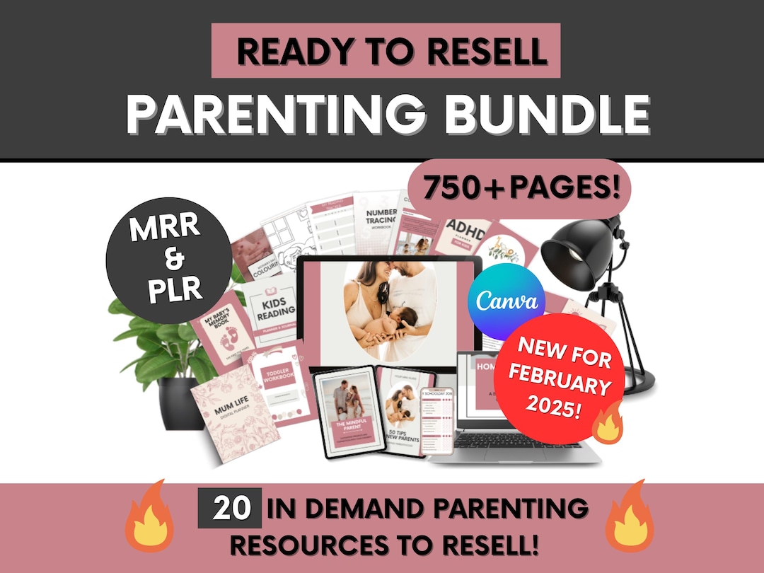 Parenting Bundle With Master Resell Rights, DFY Ebook Kids Bundle, Parenting Ebook PLR, Kids ...