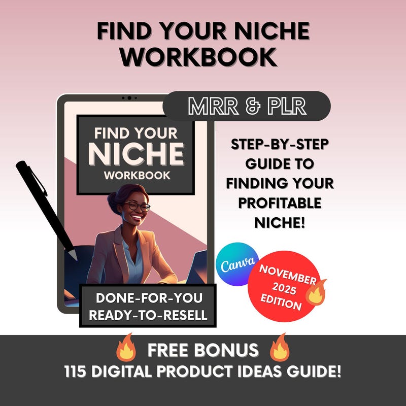 Niche Digital Ebook Pdf - Etsy