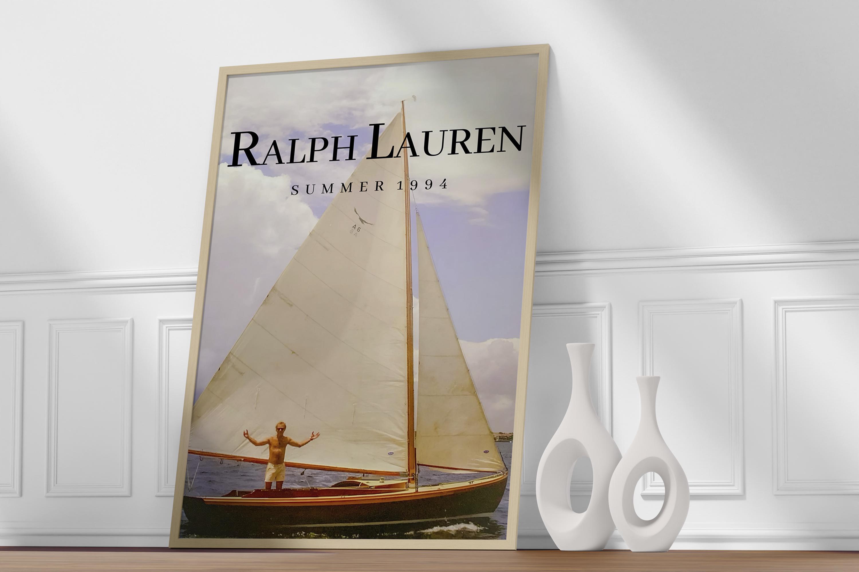 Fashion Magazine Poster,fashion Retro Wall Art,old Ralph Lauren,vintage ...