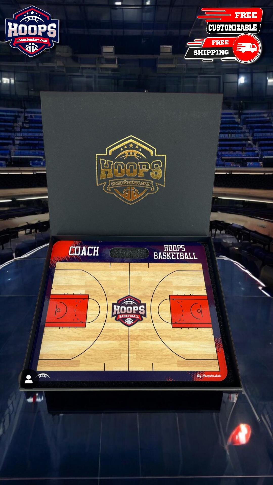 Personalized Magnetic NBA Basketball Clipboard – Custom Tactic Board ...
