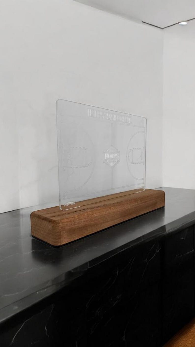 Personalized LED Basketball Tactic Board – Custom Engraved Court Design ...