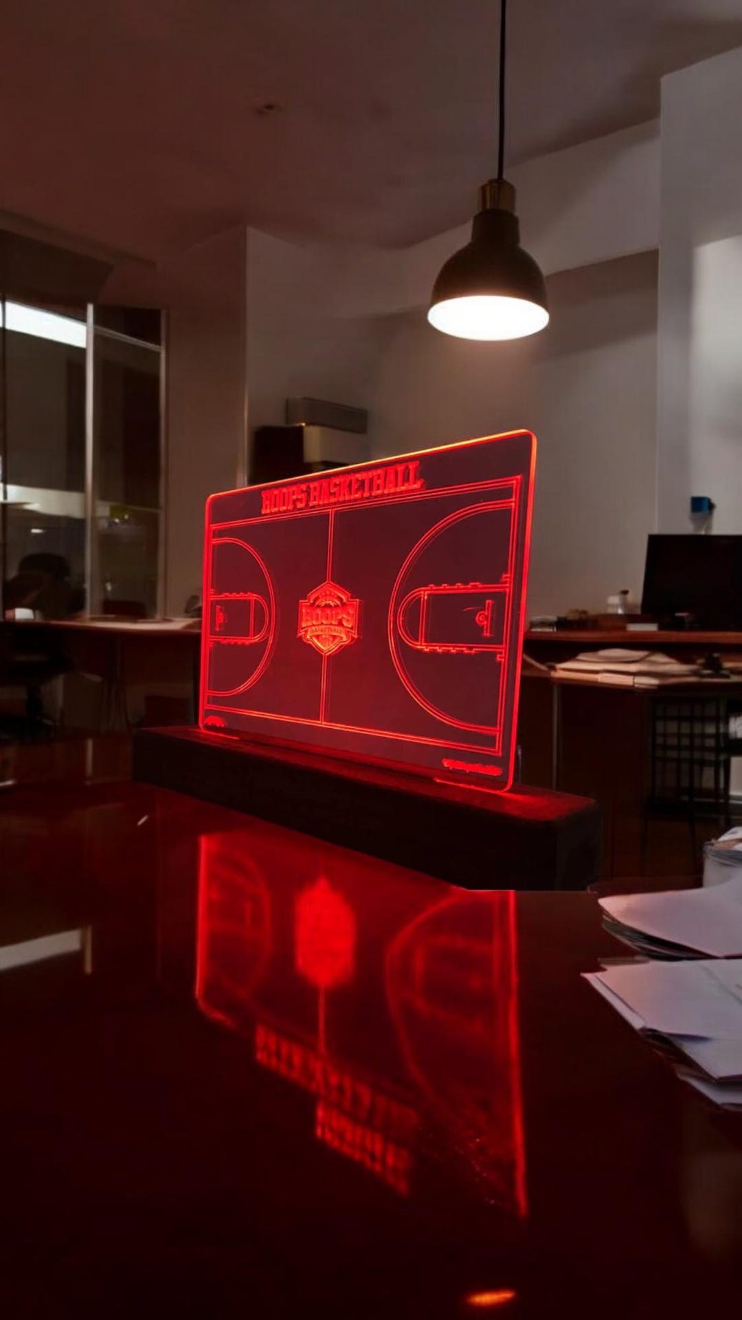 Personalized LED Basketball Tactic Board With RGB Lighting – Custom ...