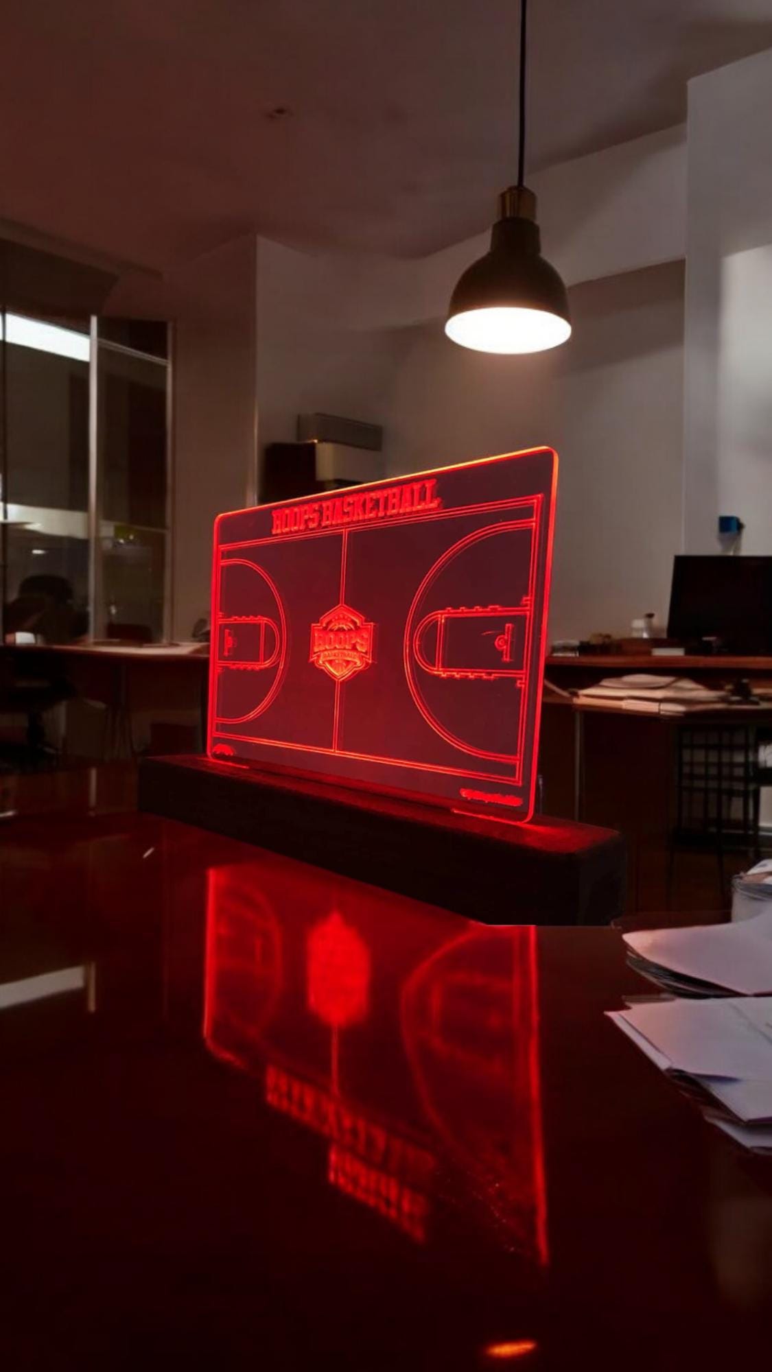 Personalized LED Basketball Tactic Board With RGB Lighting – Custom ...