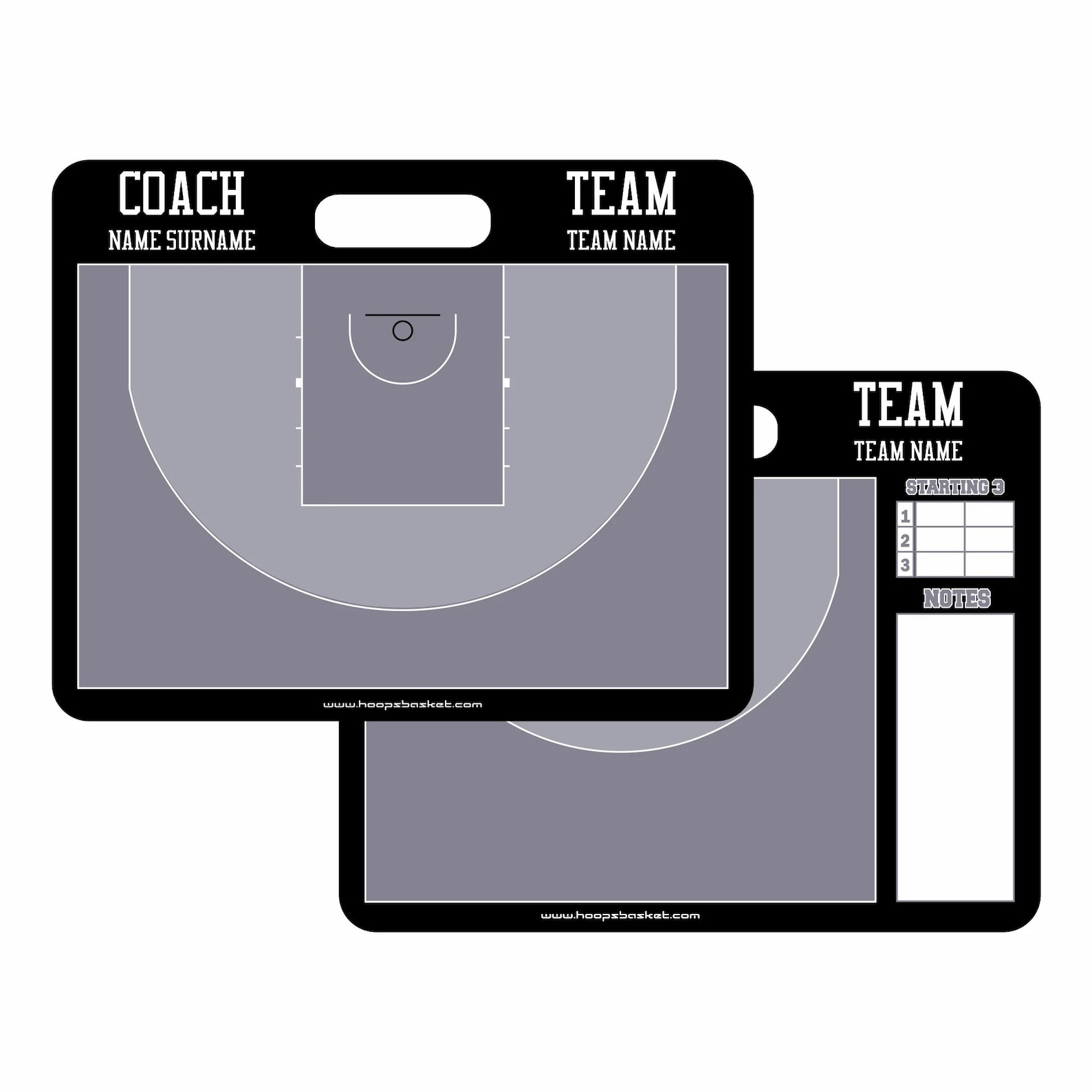 Personalized Magnetic 3x3 Basketball Clipboard, Custom Tactic Board ...