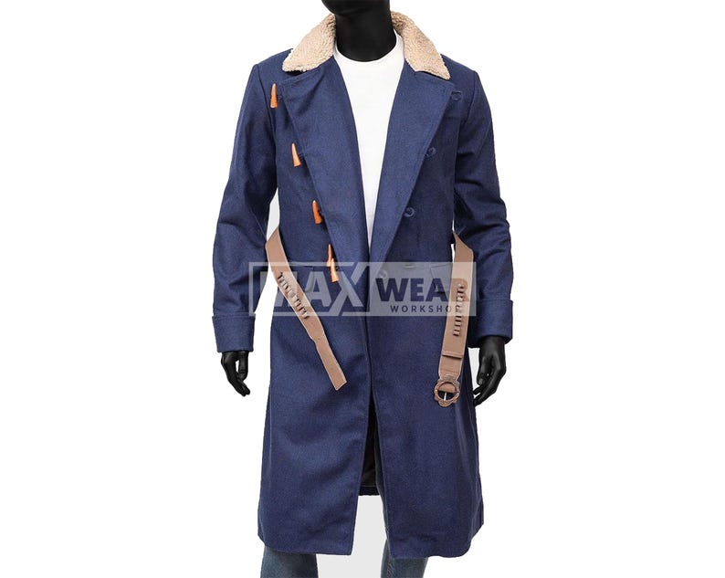 RDR2 Arthur Morgan Blue Trench Coat Red Dead Redemption 2 Winter Outfit ...