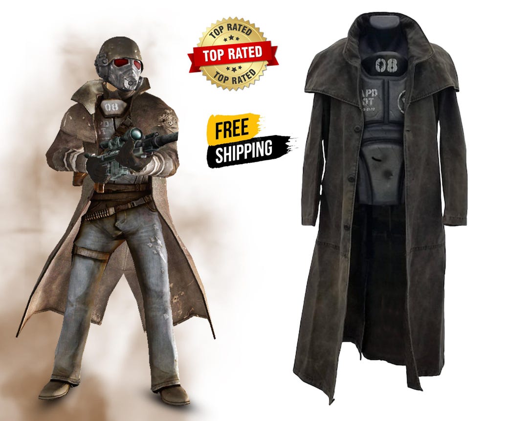 NCR Veteran Ranger Duster Fallout New Vegas Ranger Cosplay Costume ...