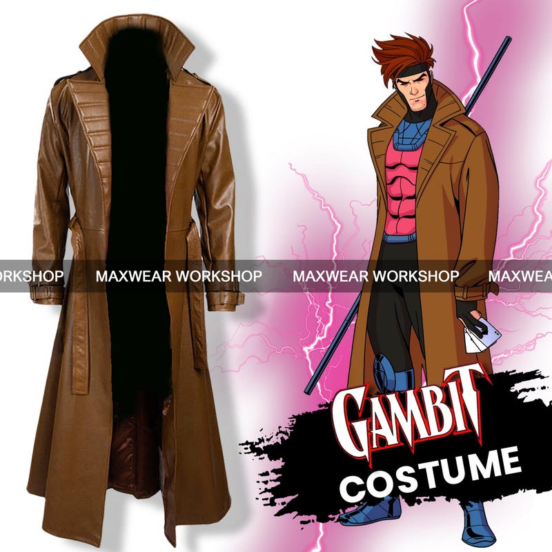 Gambit Costume - Etsy